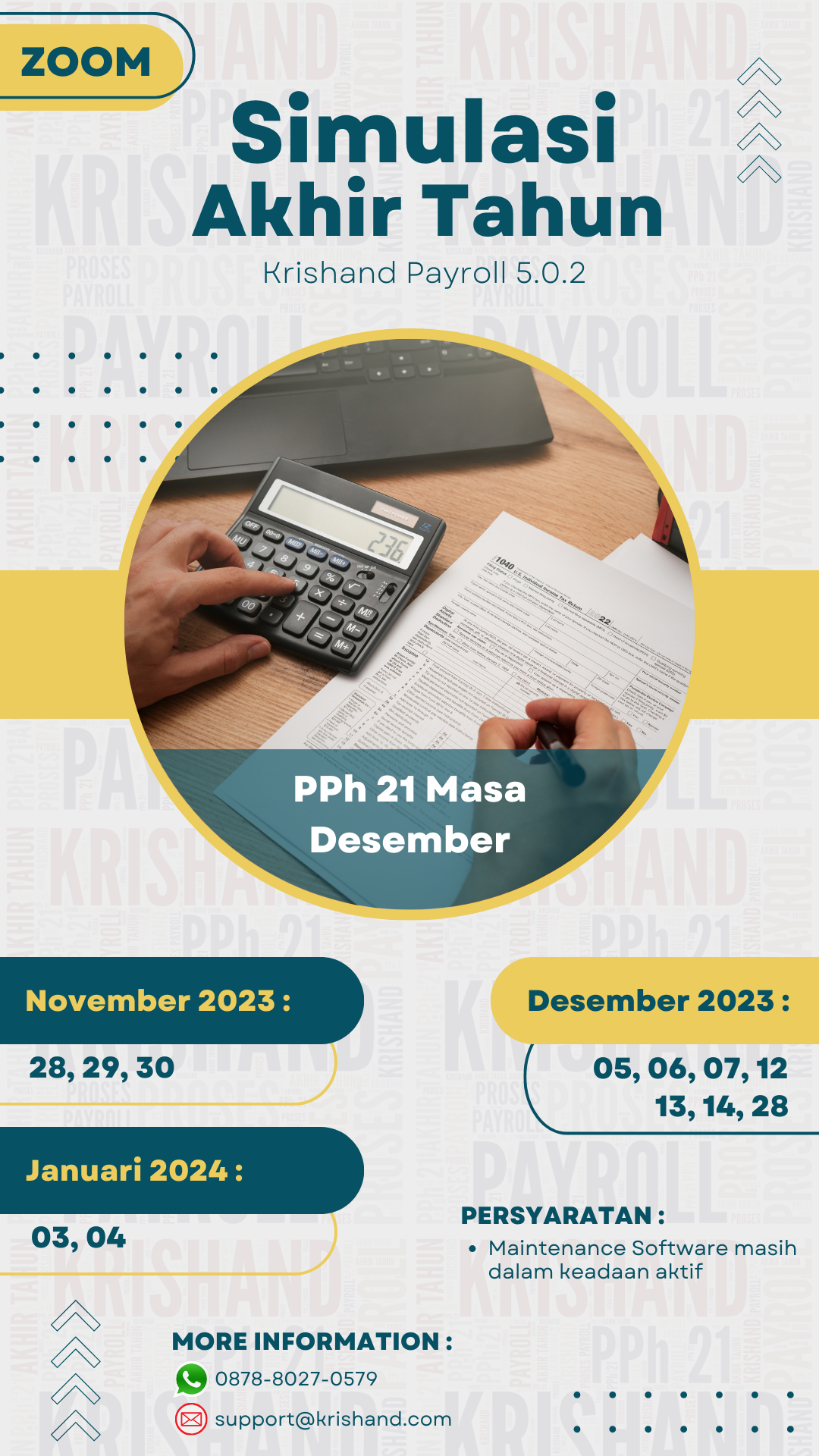 Pelatihan Simulasi Persiapan Pelaporan PPh21 Akhir Tahun 2023 (Workshop ...