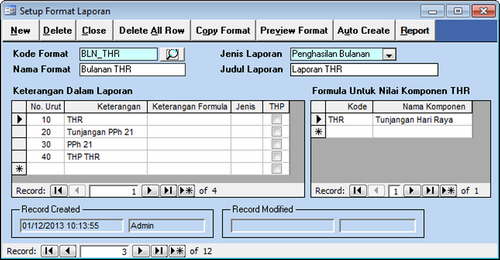 Proses THR - Print View
