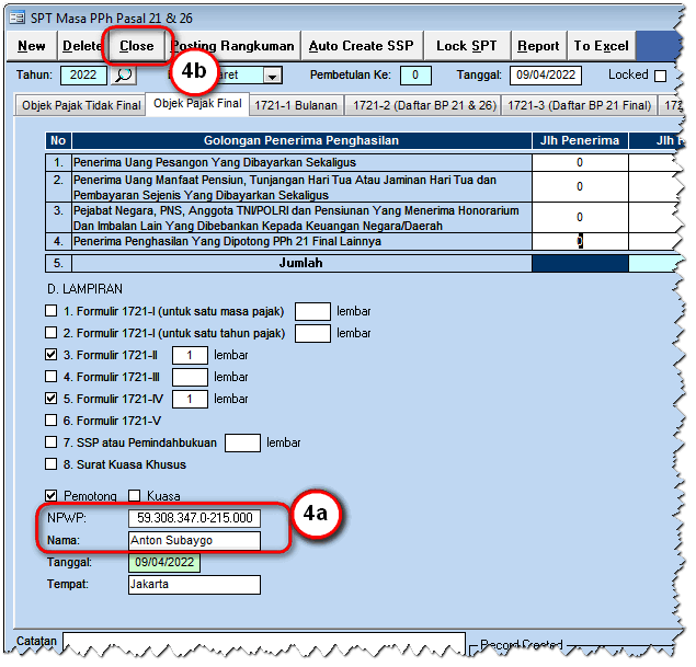 Cara Mengubah Nama & NPWP Penandatangan Pada SPT Masa PPh 21 / 26 Yang ...